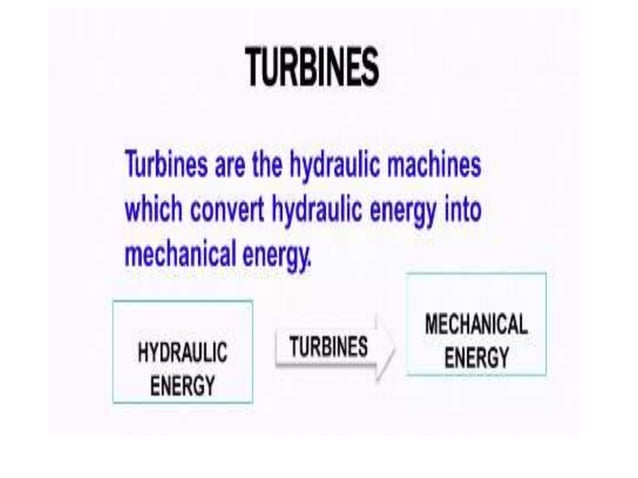 Turbines-Hydraulic Turbines-Types and it's explanation | PPTX