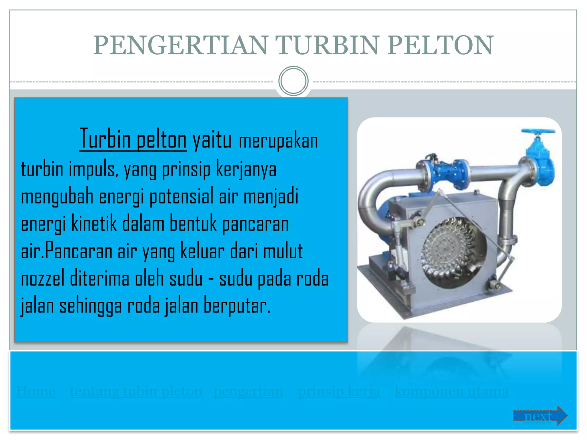 TURBIN PELTON | PPTX