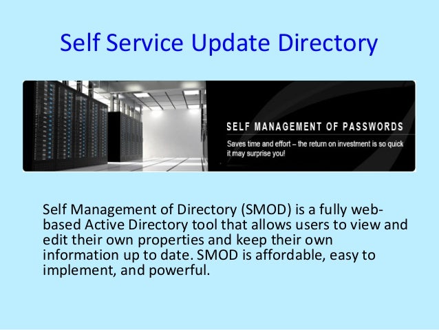 Self Manage Web Based Automate Password Reset
