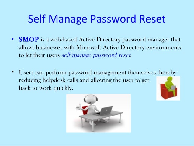 Self Manage Web Based Automate Password Reset