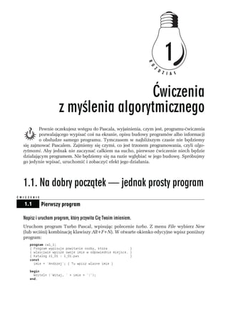 Turbo Pascal. Ćwiczenia praktyczne. Wydanie II | PDF
