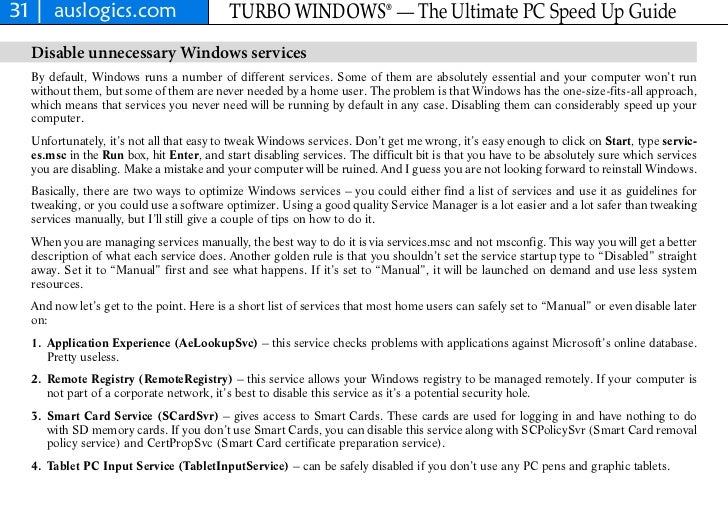Turbo windows-the-ultimate-pc-speed-up-guide