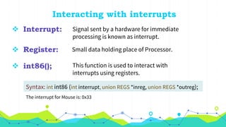 Turbo C Graphics and Mouse Programming | PPTX