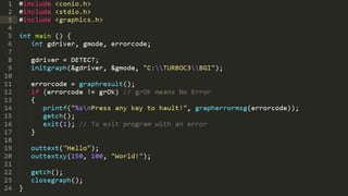 Turbo C Graphics and Mouse Programming | PPTX