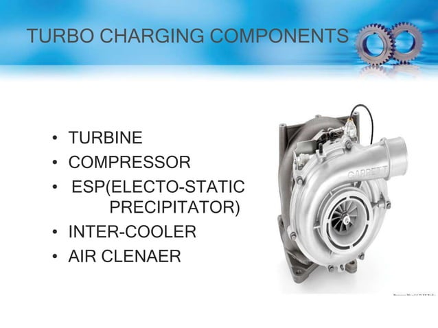 Turbo charged diesel engine & power generation | PPT