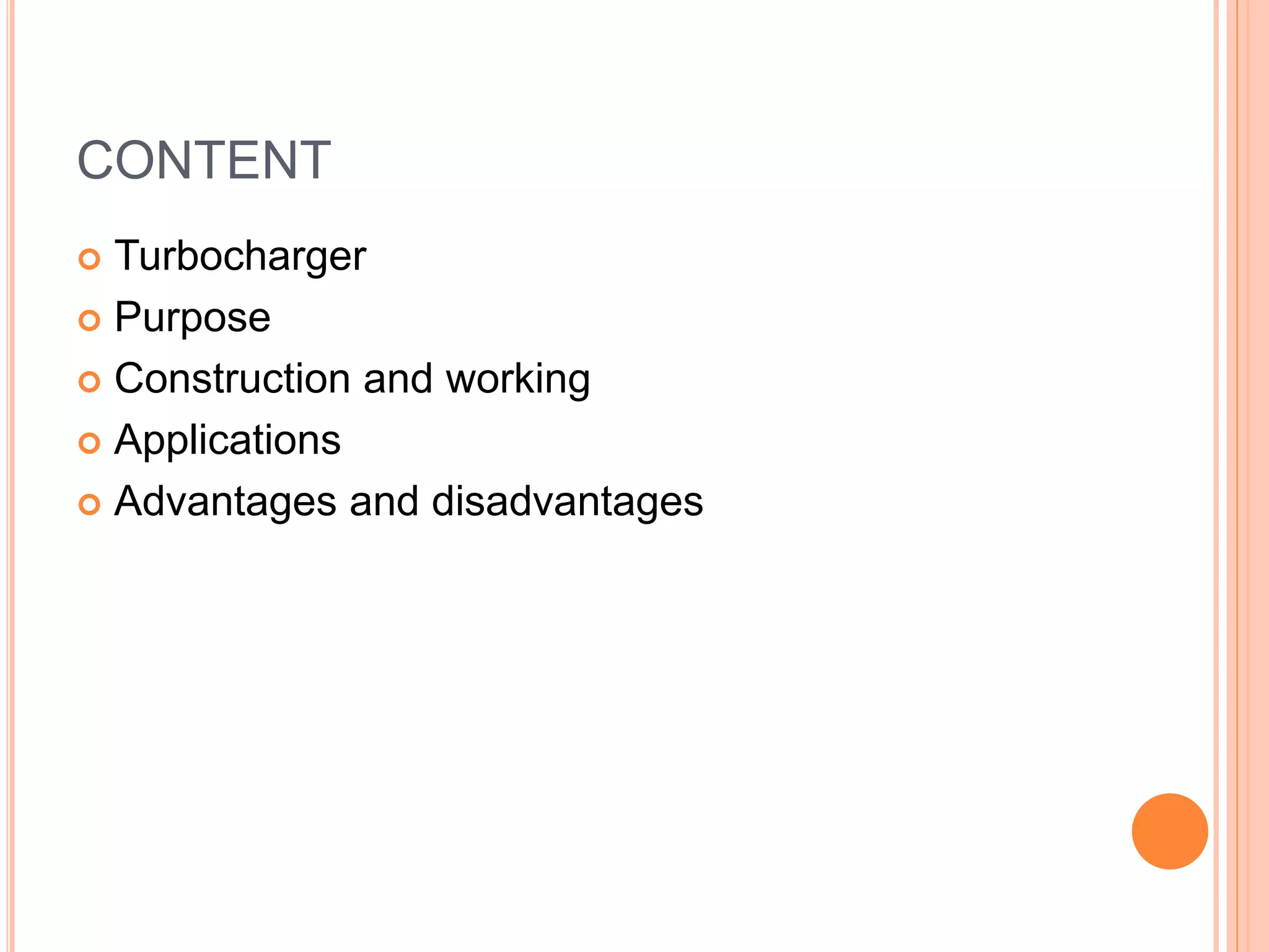 Turbo charger | PPTX