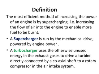 Turbocharger and-supercharger | PPT