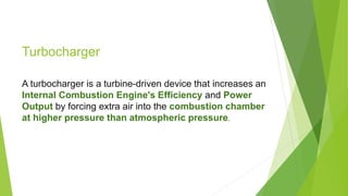 Introduction to Turbochargers | PPTX