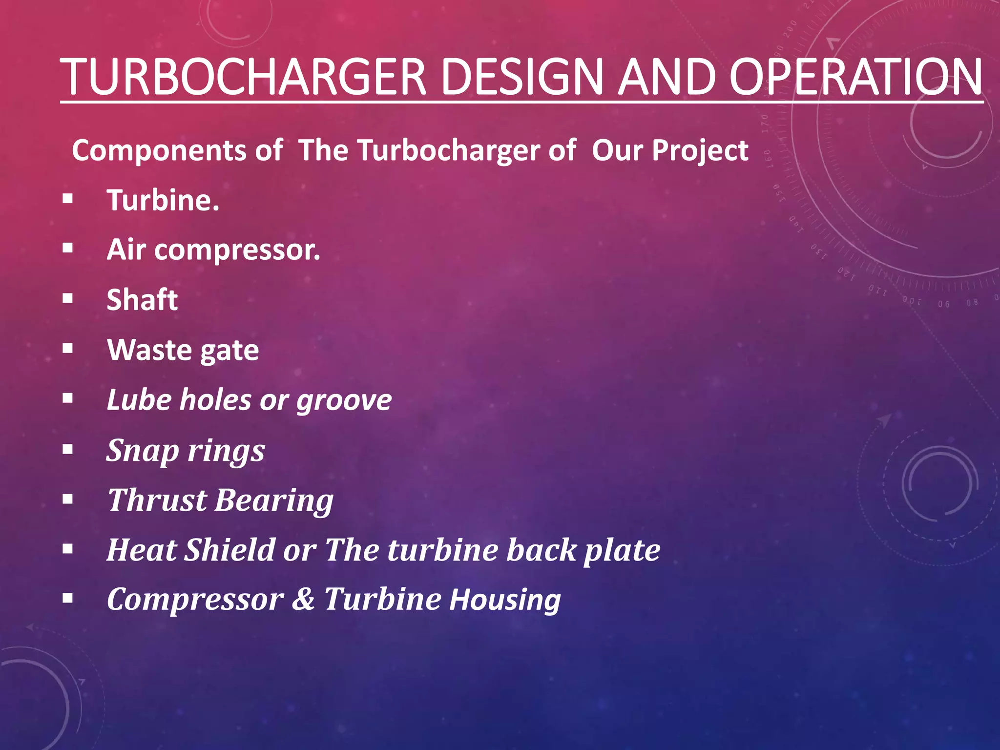 Turbocharger | PPTX