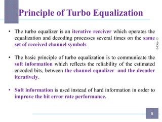 Turbo equalization | PPT