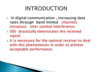 Turbo equalizer | PPTX