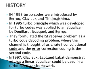 Turbo equalizer | PPTX