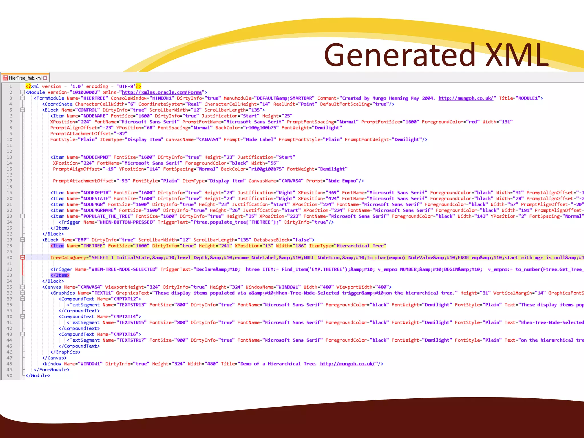 Lesson 2 - convert a real application (Oracle Form => Delphi) | PPT