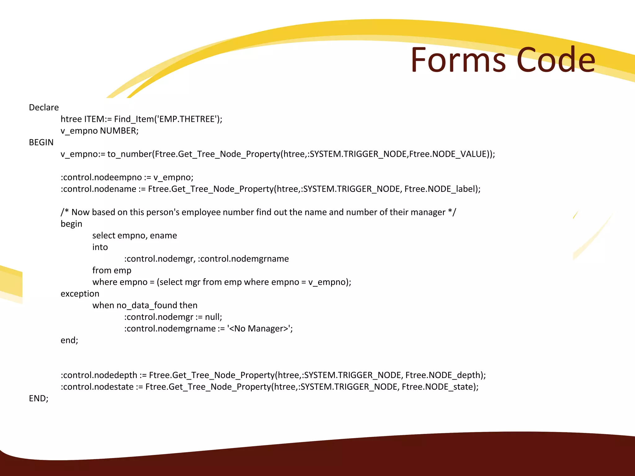 Lesson 2 - convert a real application (Oracle Form => Delphi) | PPT