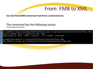 Lesson 2 - convert a real application (Oracle Form => Delphi) | PPT