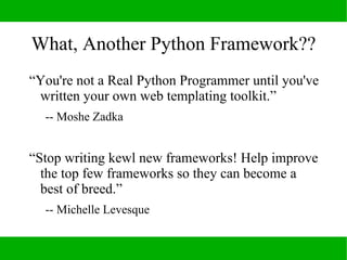 Turbogears Presentation | PPT