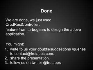 Turbogears2 tutorial to create mvc app | PPT