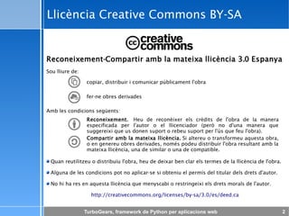 Turbo Gears, Framework De Python Per Aplicacions Web | PPT