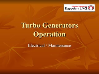 Turbo gas turbine Generators Operation.ppt