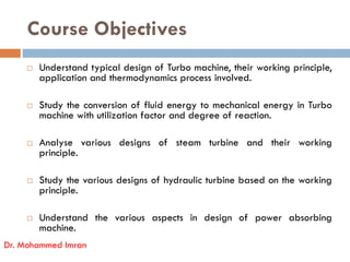 Turbo machines introduction 18ME54 | PDF