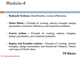 Turbo machines introduction 18ME54 | PDF