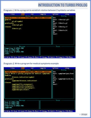 Turbo prolog 2.0 basics | PDF