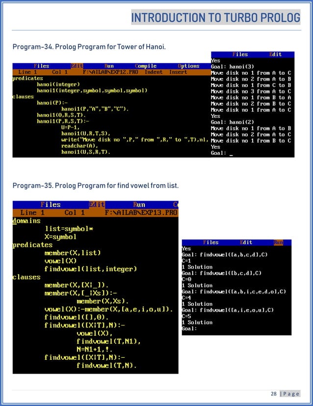 Turbo Prolog 2 0 Basics