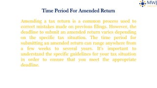 TurboTax Amended Return: The Complete Guide To File It | PPT