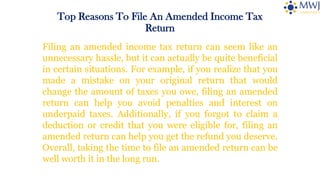 TurboTax Amended Return: The Complete Guide To File It | PPT