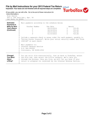 Turbo taxreturn | PDF | Personal Taxes | Personal Finance