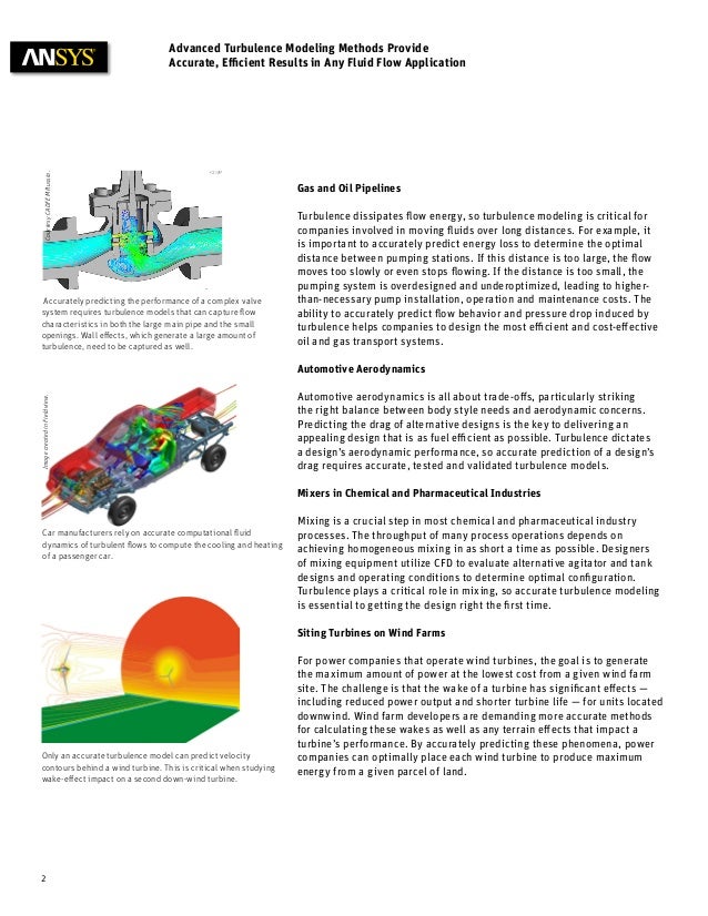 Advanced Turbulence Modeling Methods Provide Accurate Efficient Resu