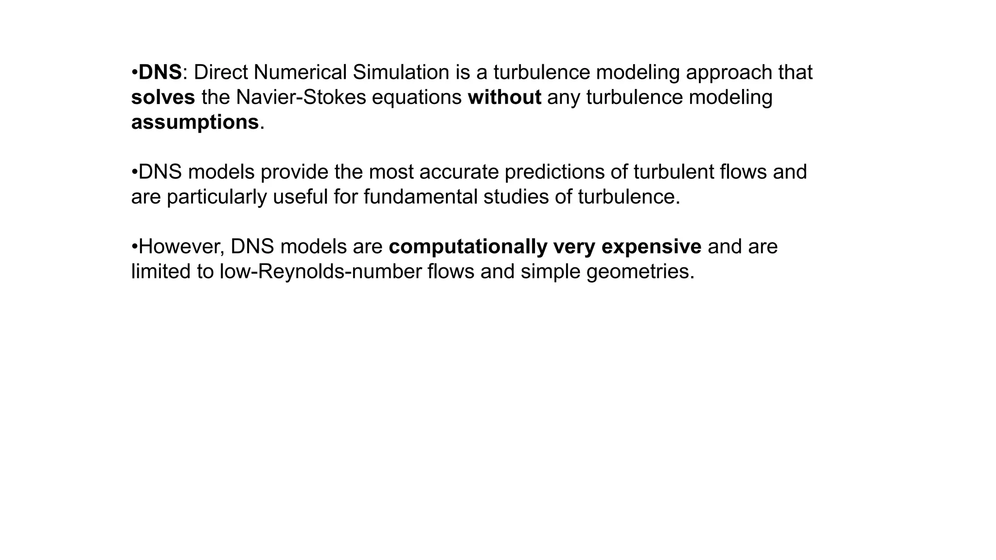 Different Types Of Turbulence Modelling Approaches Pptx Physics