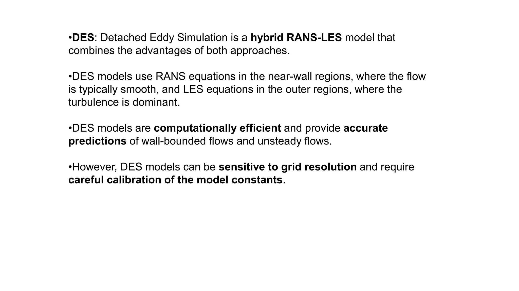 Different Types Of Turbulence Modelling Approaches Pptx Physics