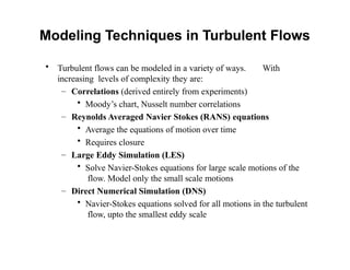 turbulence modelling for fluid flow.pptx