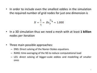 Turbulence numerical modelling | PPTX