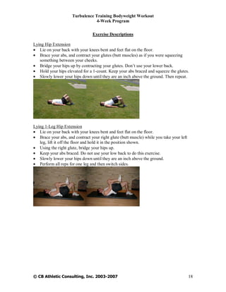 Turbulence Training 4 Week | PDF | Fitness and Exercise | Healthy Living