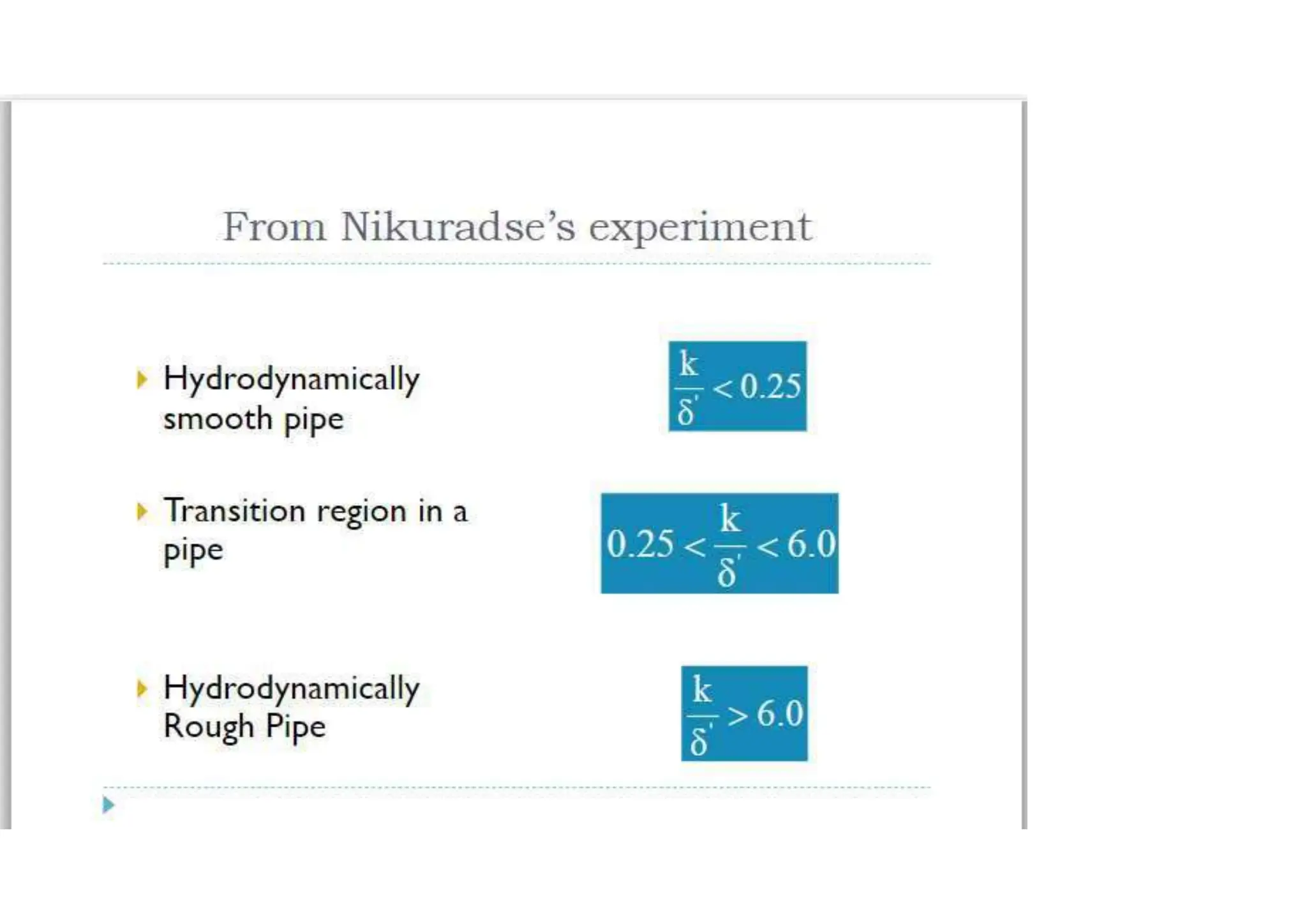 Turbulent Flow in Pipes fluid mechanics. | PPTX