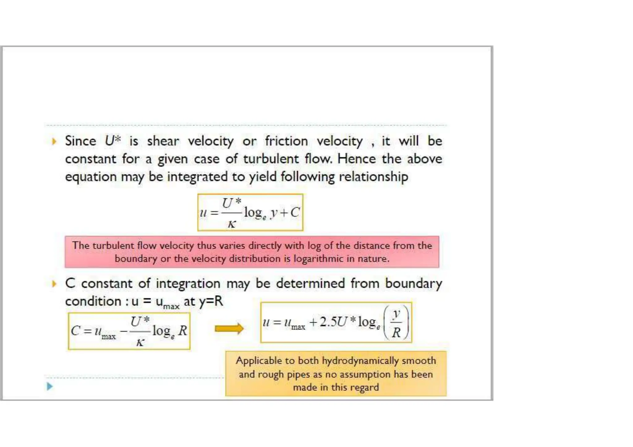 Turbulent Flow in Pipes fluid mechanics. | PPTX