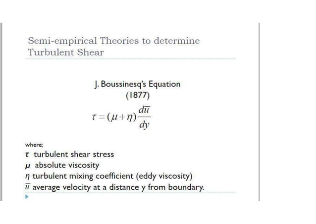 Turbulent Flow in Pipes fluid mechanics. | PPTX
