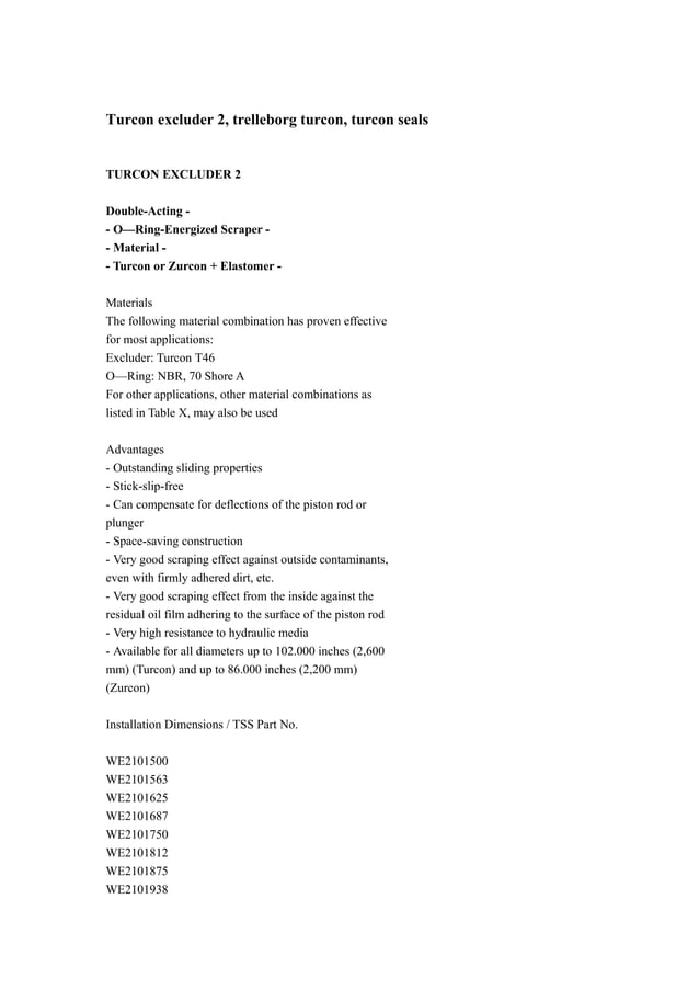 China Turcon excluder 2 | DOC