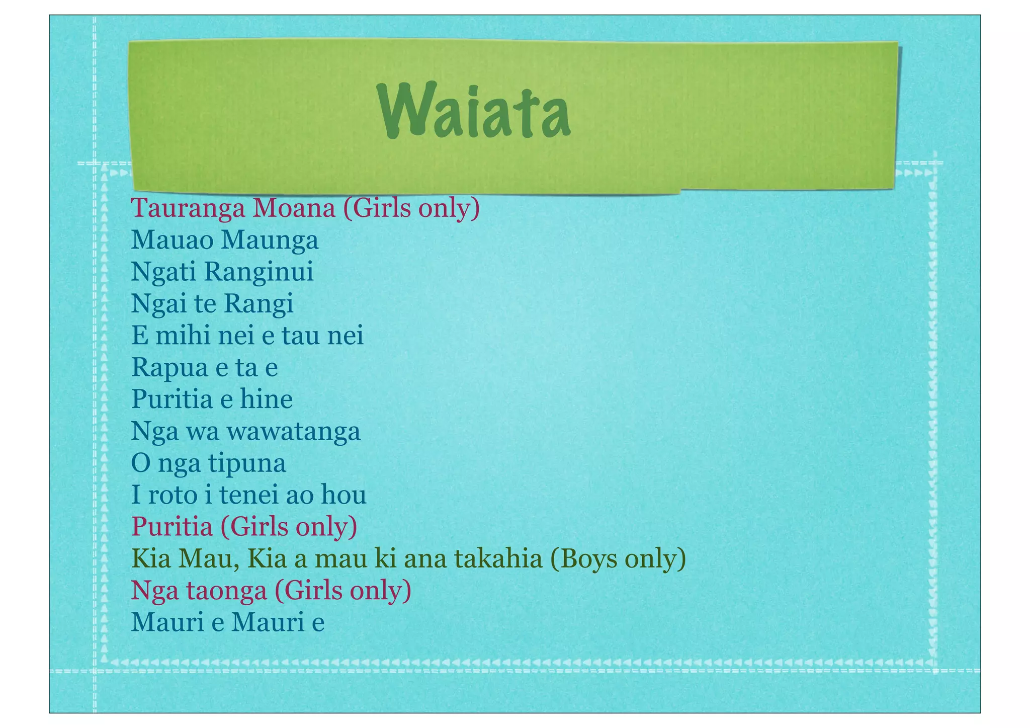 Turei week 7 term 3 pdf | PDF