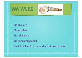 Turei wk2 term 2 | PPT