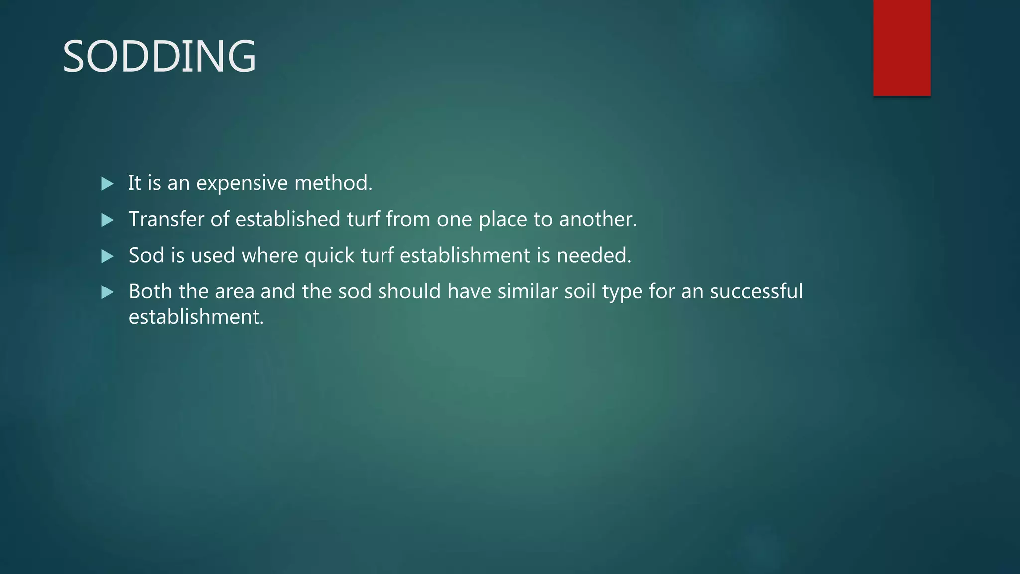 STEPS IN ESTABLISHMENT OF TURF GRASS | PPTX