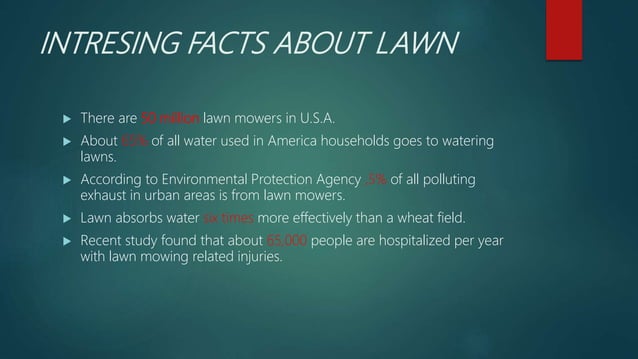 STEPS IN ESTABLISHMENT OF TURF GRASS | PPTX | Gardening | Home & Garden