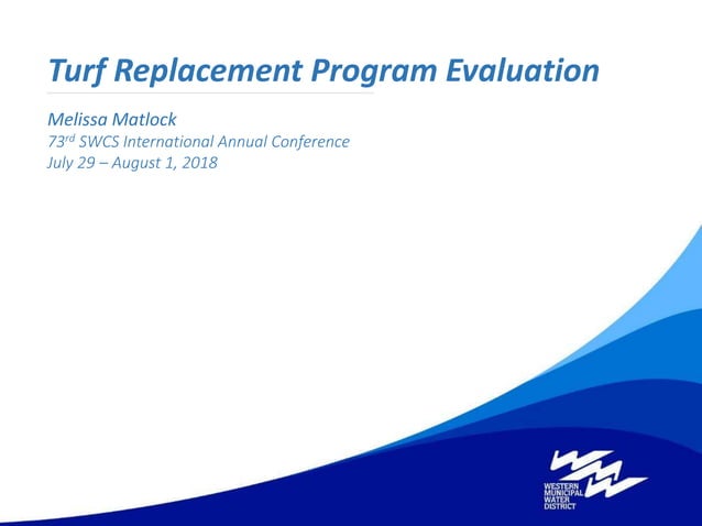 Turf replacement program evaluation | PPT