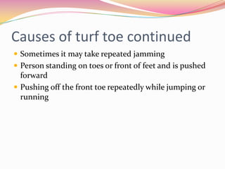 Project 1: Turf Toe | PPTX