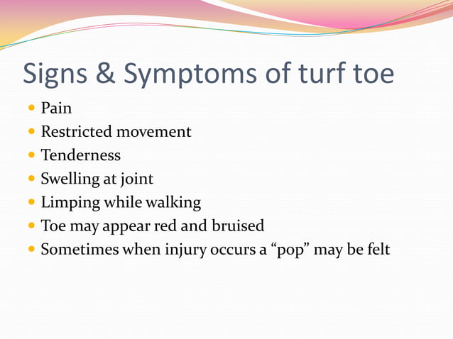 Project 1: Turf Toe | PPTX