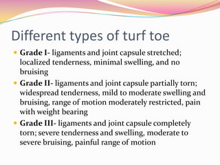 Project 1: Turf Toe | PPTX