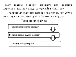 Turiin sanhuu l3 | PPTX