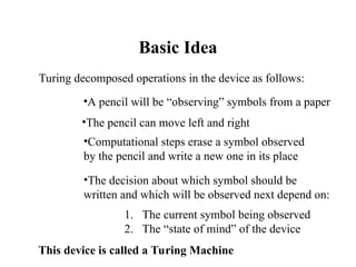 Turing.ppt Turing MachineTuring MachineTuring Machine | PPT
